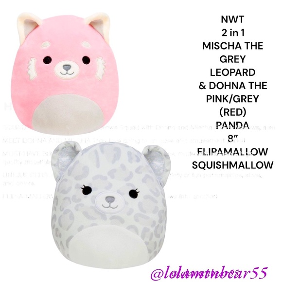 Squishmallows | Toys | Nwt 2 In Flipamallow Squishamallow Mischa Grey ...
